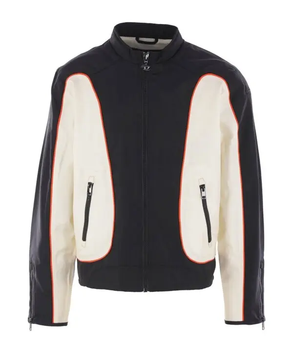 DIESEL® J-blink Wrd Panelled Zip-up Jacket - Black