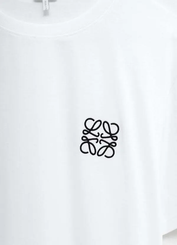Loewe Logo Embroidered Crewneck T-shirt - No