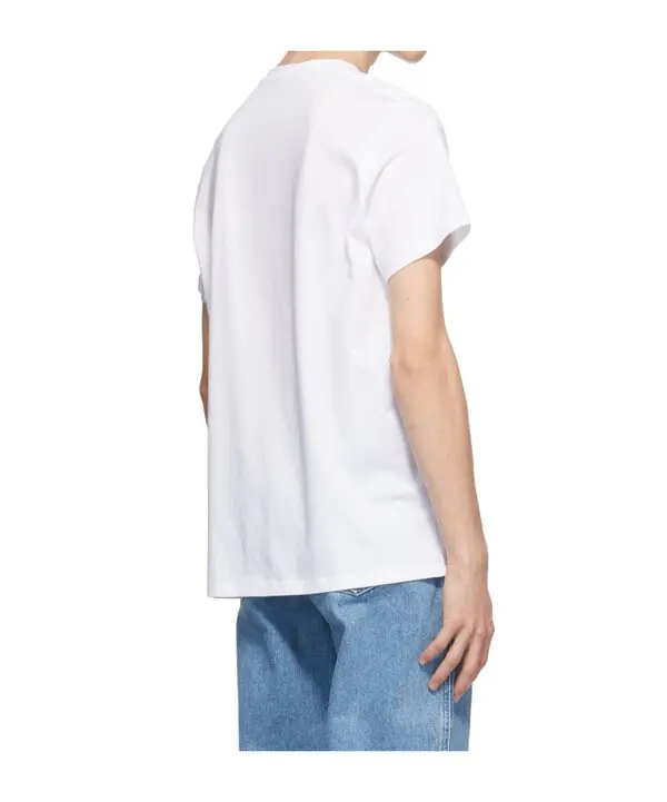 Loewe Logo Embroidered Crewneck T-shirt - No