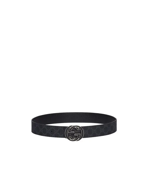 Gucci Logo Plaque Belt - Black
