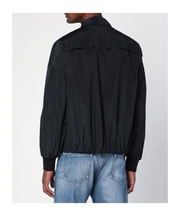 Alexander McQueen Logo Embroidered Bomber Jacket
