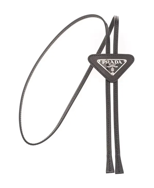 Prada Logo Bolo Tie