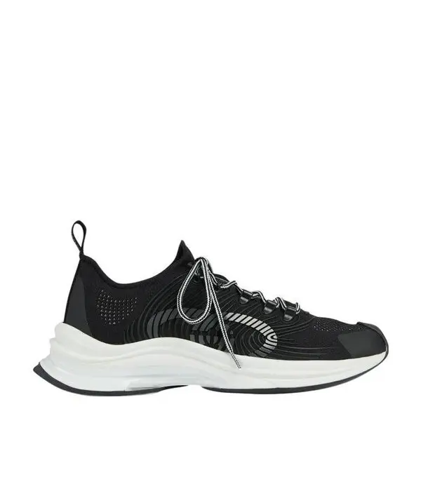 Gucci Gg Run Low-top Sneakers - Black