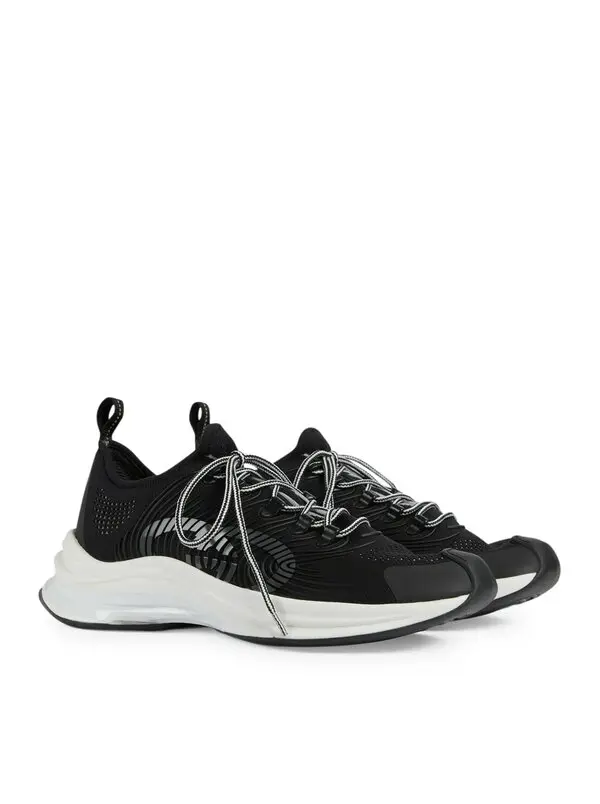 Gucci Gg Run Low-top Sneakers - Black