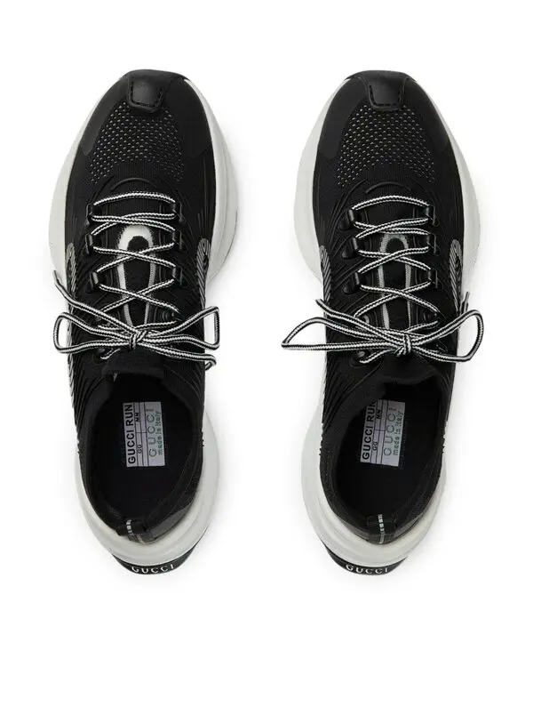 Gucci Gg Run Low-top Sneakers - Black