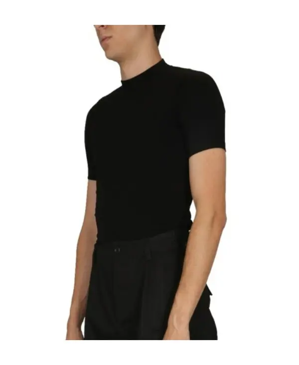 Balenciaga Mockneck Short-sleeved Top