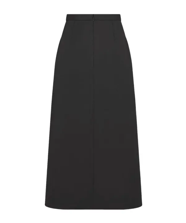Dior Mid-length Flared Skirt With Pleated Detail - No