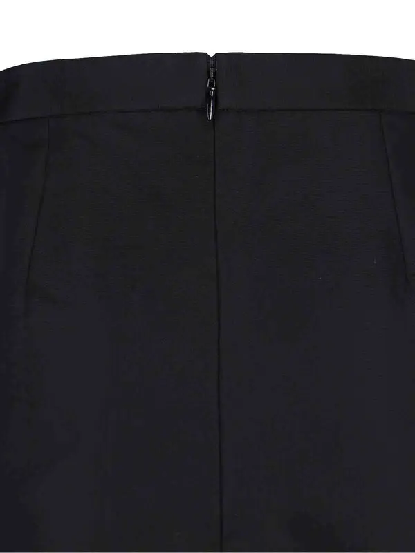 Dior Mid-length Flared Skirt With Pleated Detail - No