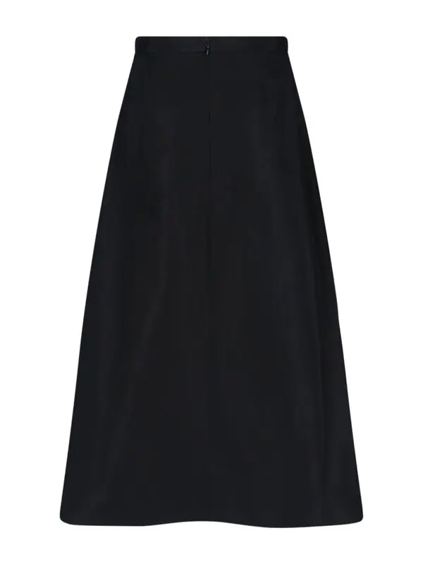 Dior Mid-length Flared Skirt With Pleated Detail - No