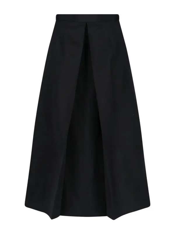Dior Mid-length Flared Skirt With Pleated Detail - No