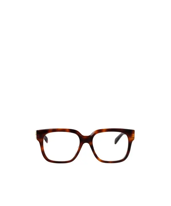 Celine Full Rim Eyeglasses With Tortoiseshell Finish - Brown