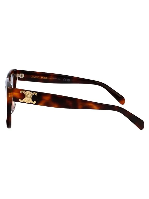 Celine Full Rim Eyeglasses With Tortoiseshell Finish