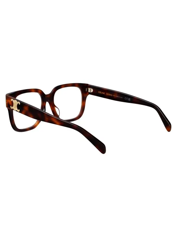 Celine Full Rim Eyeglasses With Tortoiseshell Finish