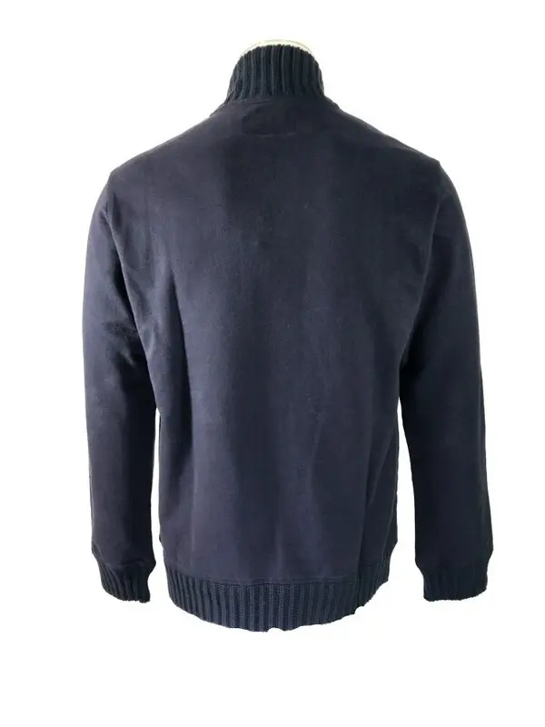Emporio Armani High-necked Long-sleeved Sweater With Button Detail