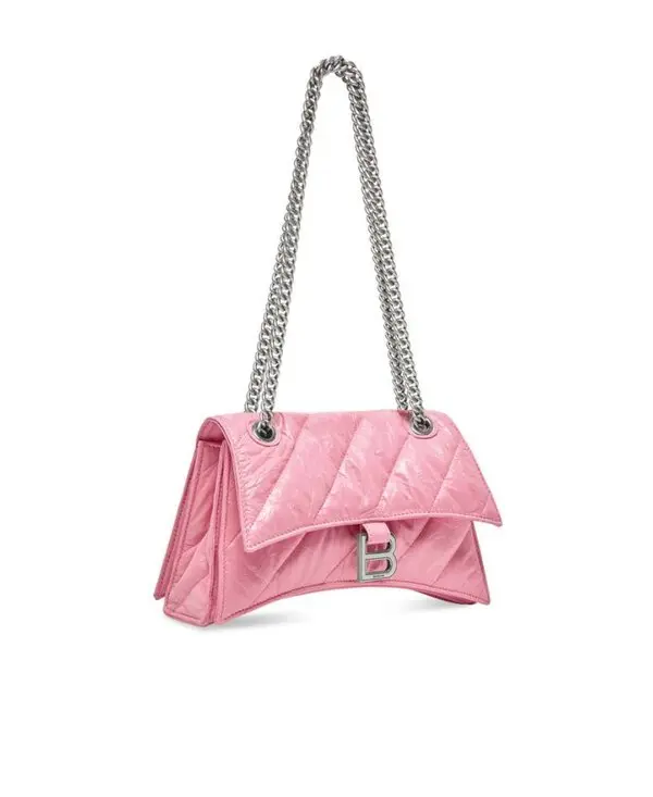 Balenciaga Crush Shoulder Bag - Pink