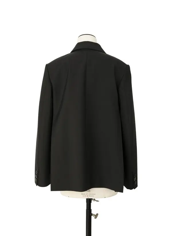 Sacai Logo-appliqué Double-breasted Blazer