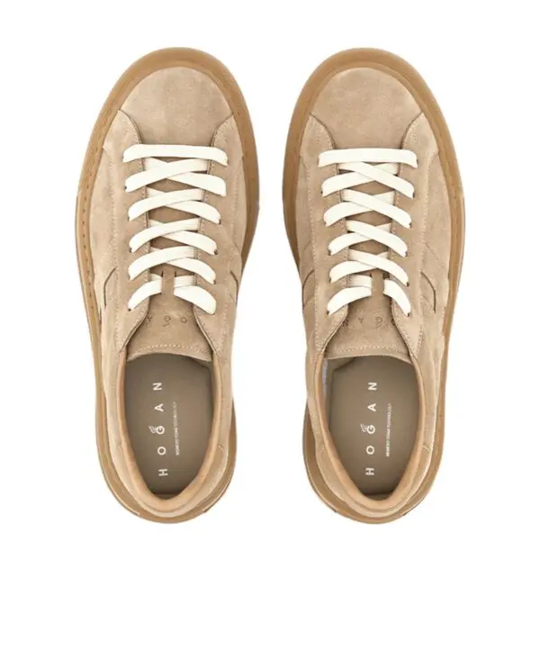 Hogan H691 Side Sneakers - Beige