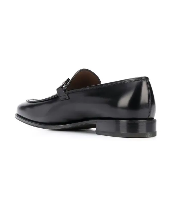 FERRAGAMO Gancini Loafer - Black