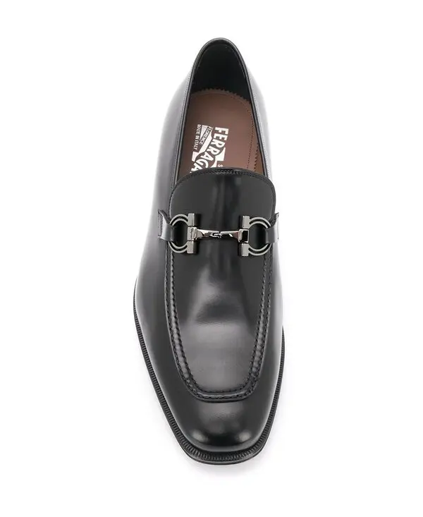 FERRAGAMO Gancini Loafer - Black