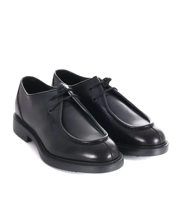 DOUCAL'S Round Toe Lace-up Shoes