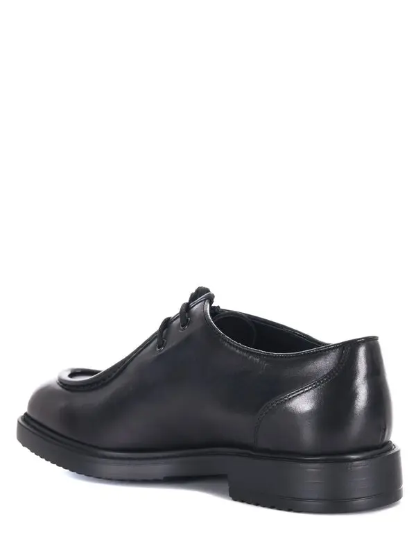 DOUCAL'S Round Toe Lace-up Shoes