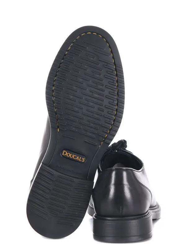 DOUCAL'S Round Toe Lace-up Shoes