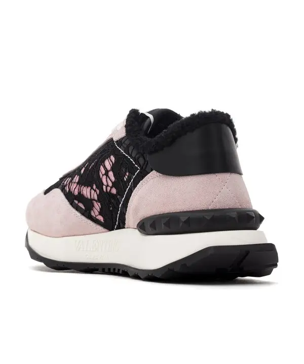 Valentino Garavani V-sign Logo Lace Low-top Sneakers