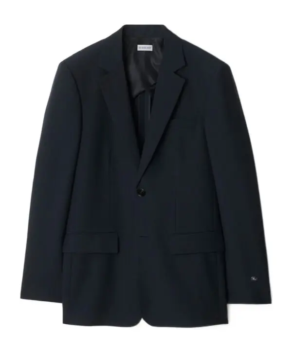 Burberry Single Breasted Tailored Jacket