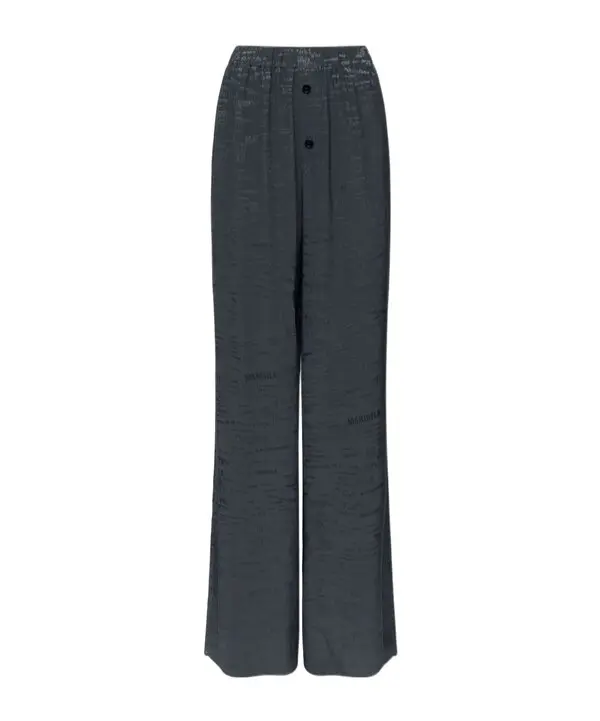 MAISON MARGIELA Satin Pants - Black