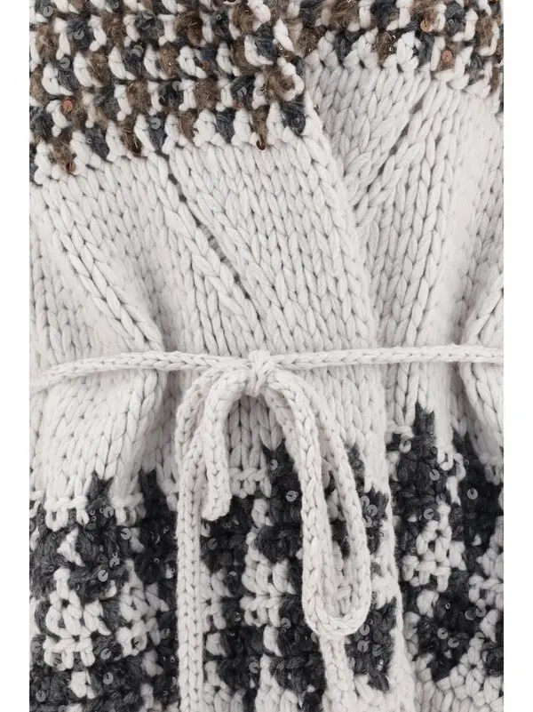 Brunello Cucinelli Waist Belt Cardigan