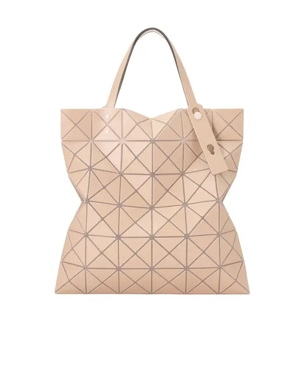 Issey Miyake Lucent Geometric-panelled Tote Bag - Nude