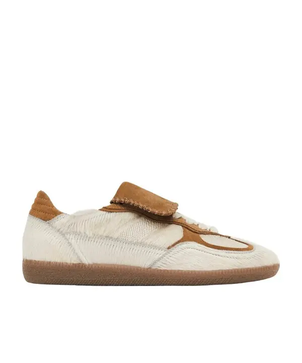 ALOHAS Foldover Tongue Low-top Sneakers - Light Tan