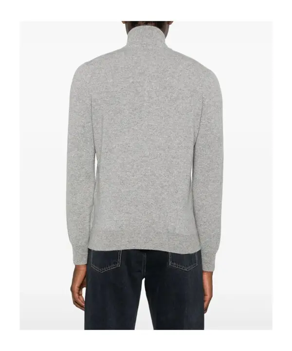Brunello Cucinelli Cashmere Zip Cardigan - Gray