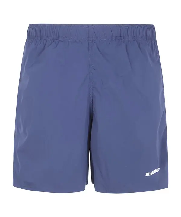 JIL SANDER Sea Logo Swim Shorts - Midnight
