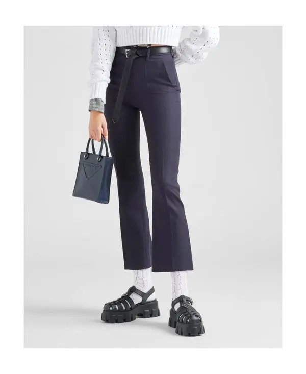 Prada Tailored Trumpet Leg Pants