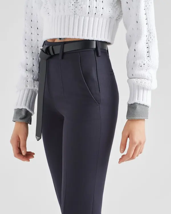 Prada Tailored Trumpet Leg Pants