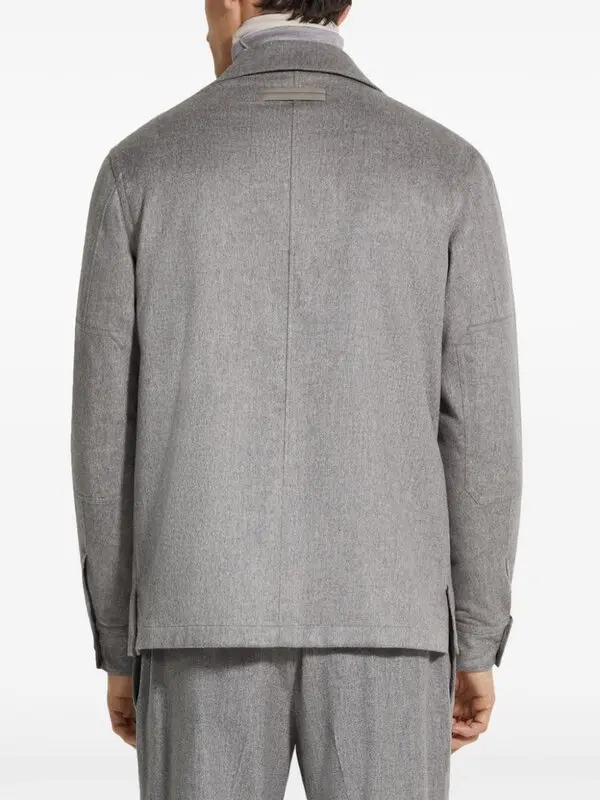 Zegna Long-sleeved Shirt - Grey