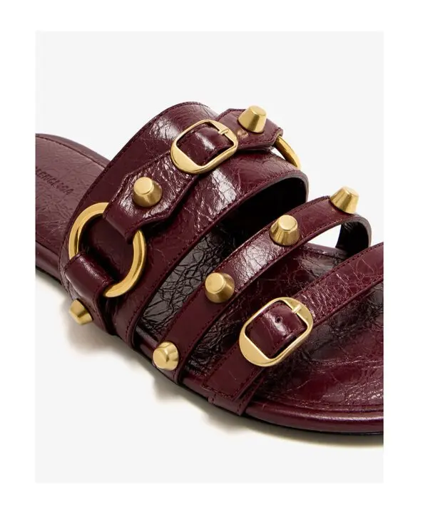 Balenciaga Stud Detailed Slip-on Sandals