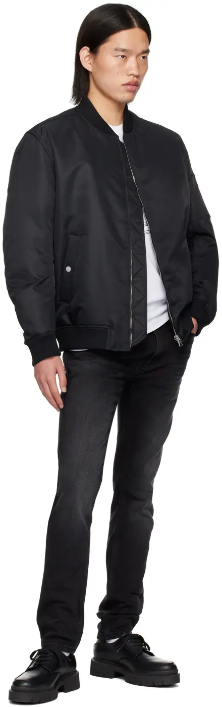 Hugo Boss Long-sleeved Zip-up Bomber Jacket