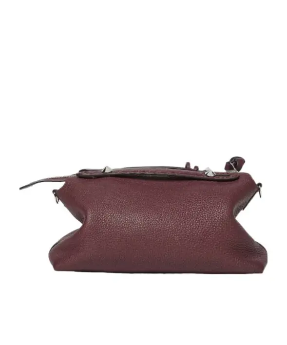 Fendi Selleria Two-toned Medium Tote Bag - Red