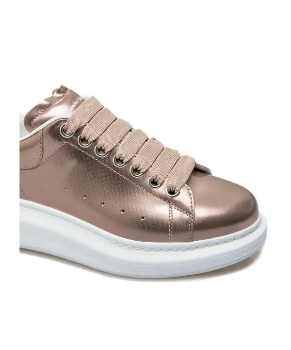 Alexander McQueen Oversized Lace-up Sneakers - White
