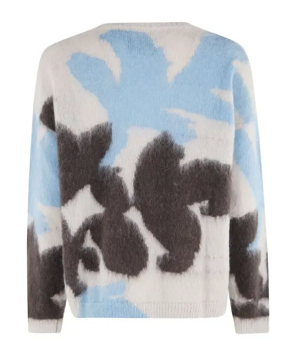 ROBERTO COLLINA Crew Neck Long-sleeved Sweater