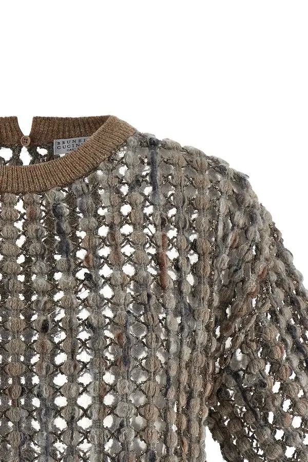 Brunello Cucinelli Short Sleeve Knit Top