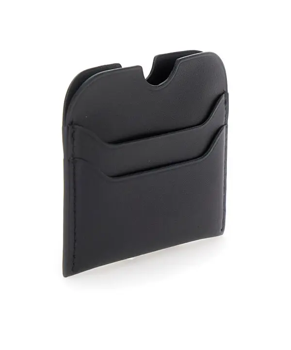 Acne Studios Logo Detailed Open Top Cardholder