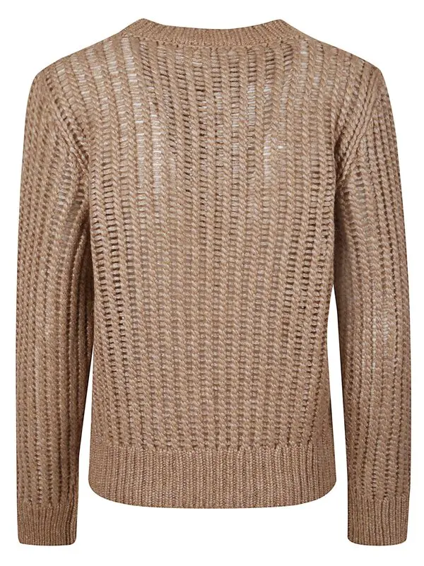 Peserico Open-knit Long-sleeved Jumper