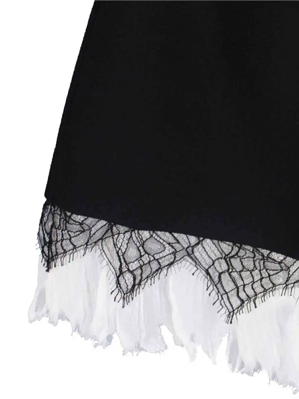 Alexander McQueen Cobweb Lace Knitted Dress