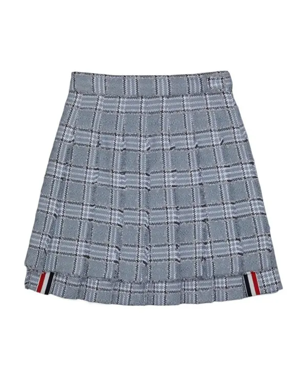 Thom Browne Pleated Tweed Skirt
