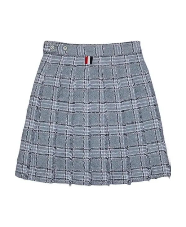 Thom Browne Pleated Tweed Skirt