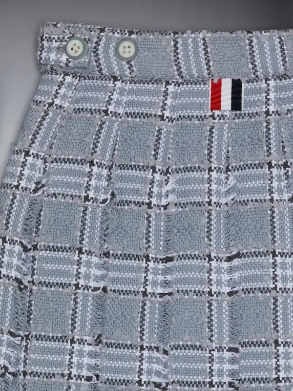 Thom Browne Pleated Tweed Skirt