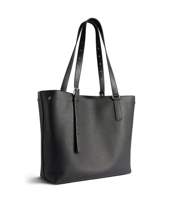 Balenciaga Leather Credit Tote Bag